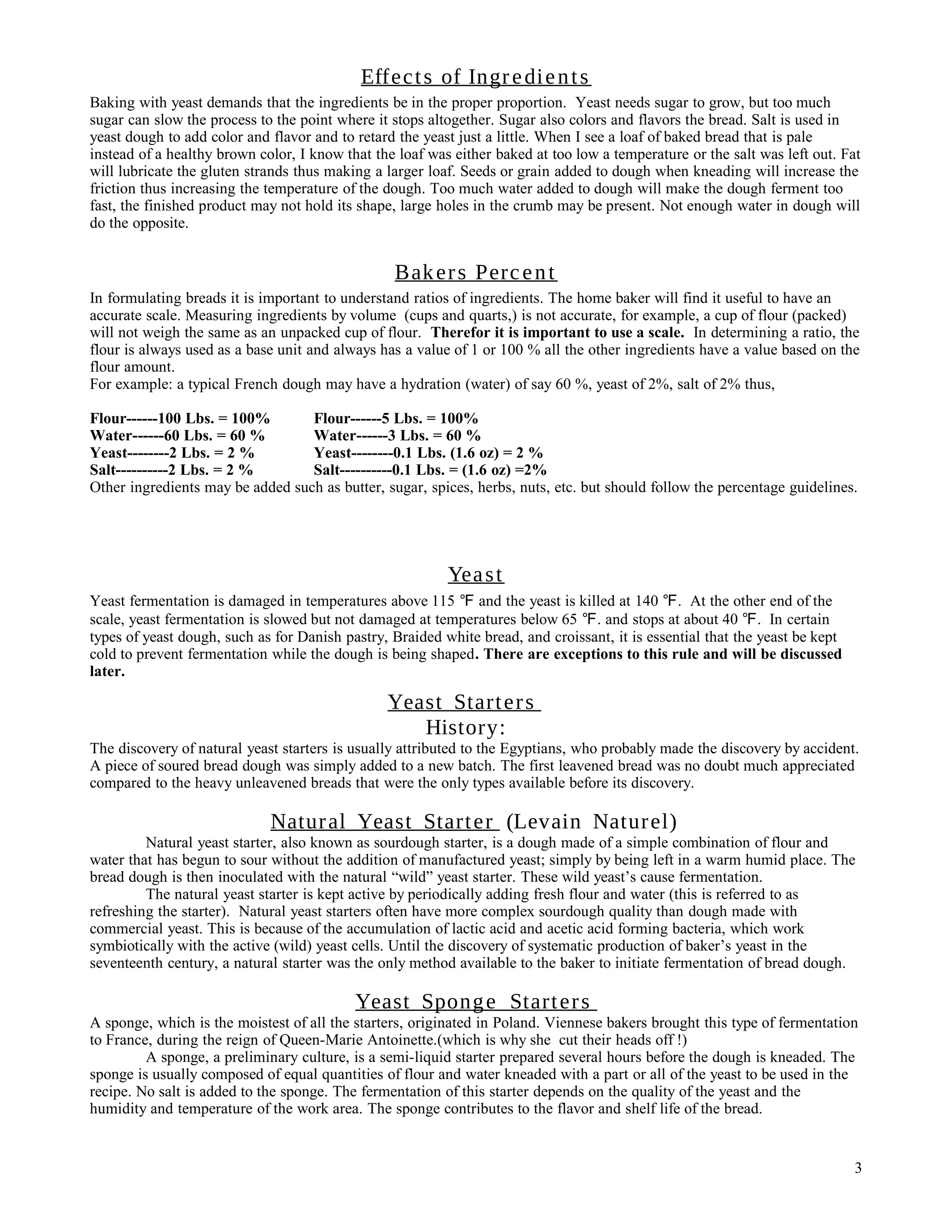 Basic Bread Making | DOC