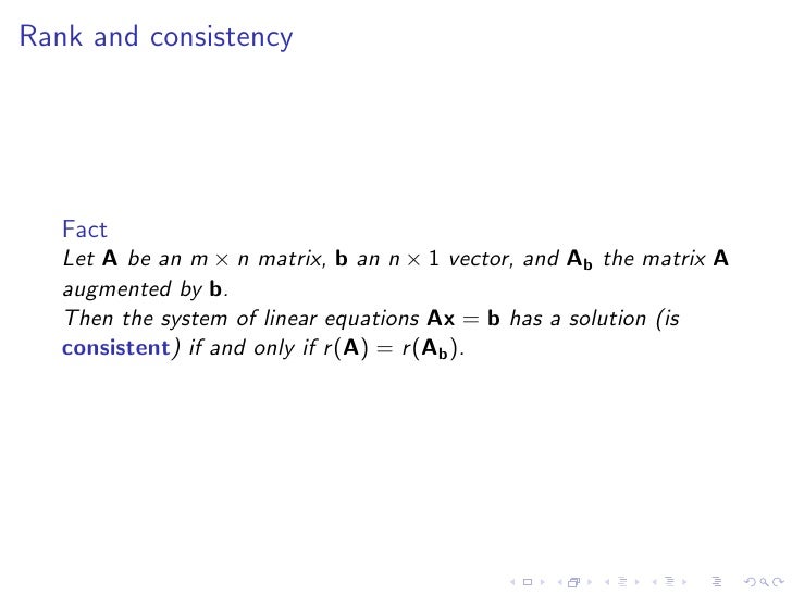 How To Determine The Rank Of An Augmented Matrix Eric Hudsons