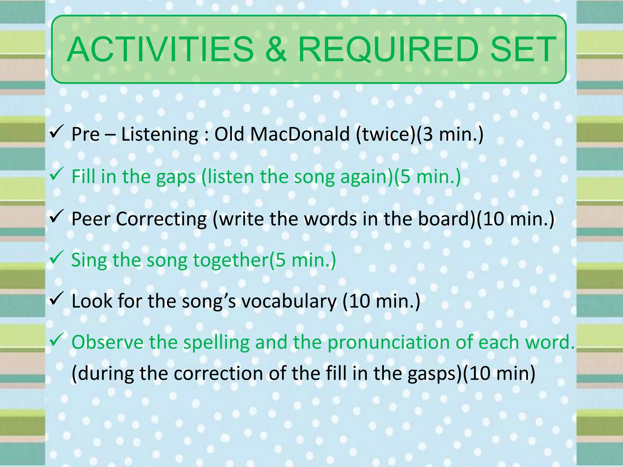 Listening Skill Lesson Plan | PPT