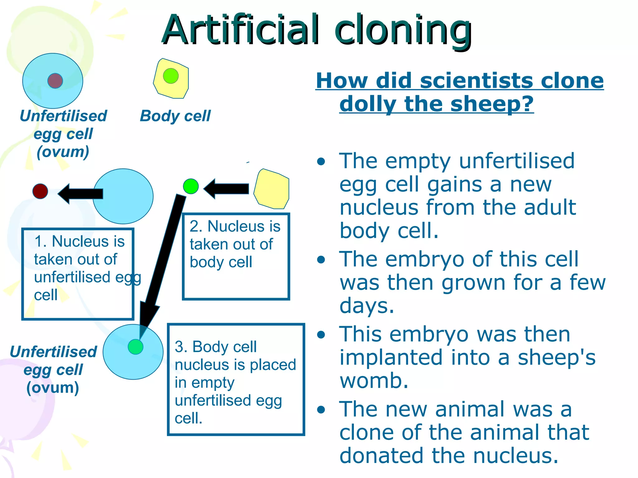 Lesson 14 Natural And Artificial Cloning | PPT