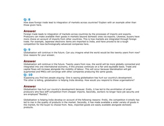 Lesson... globalisation | DOC