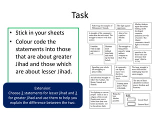 Lesson- Jihad | PPTX