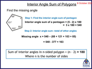 Lesson-16-Angle-sum-of-Polygons with activity | PPTX