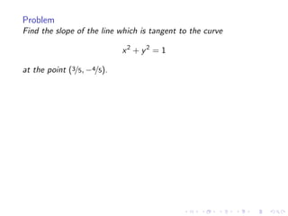 Lesson 16: Implicit Differentiation | PDF | Physics | Science