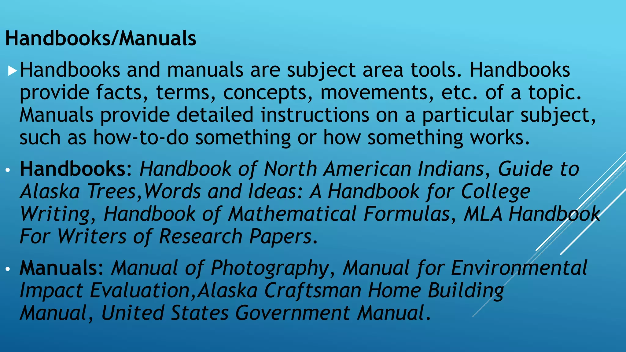 General References | PPTX