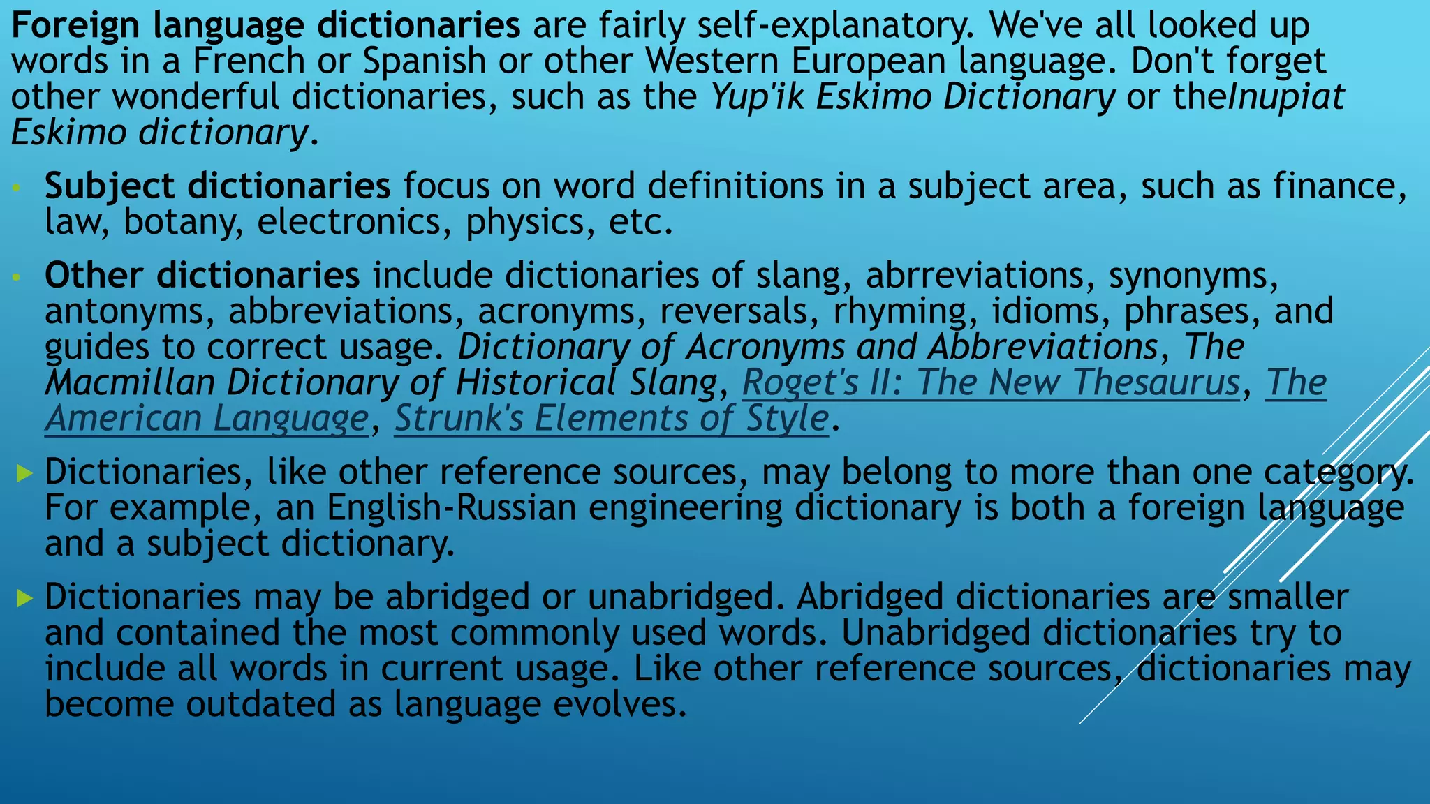 General References | PPTX