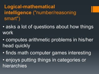 MULTIPLE INTELLIGENCE | PPT