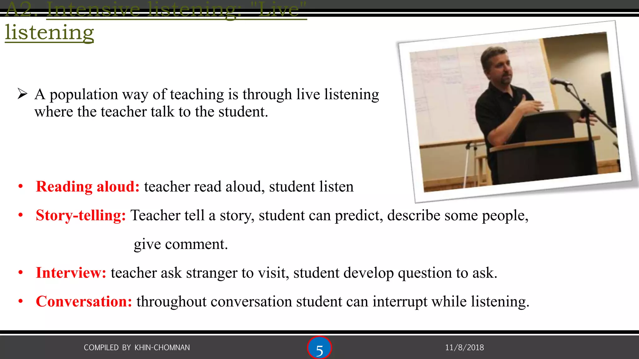 how to teach listening | PPTX