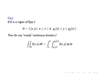Lesson 19: Double Integrals over General Regions | PDF