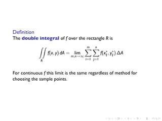 Lesson 19: Double Integrals over General Regions | PDF