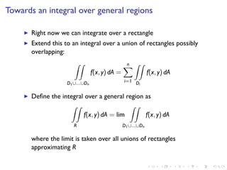 Lesson 19: Double Integrals over General Regions | PDF