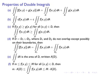 Lesson 19: Double Integrals over General Regions | PDF