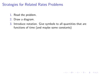 Lesson 19: Related Rates | PDF