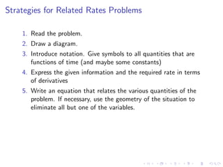Lesson 19: Related Rates | PDF