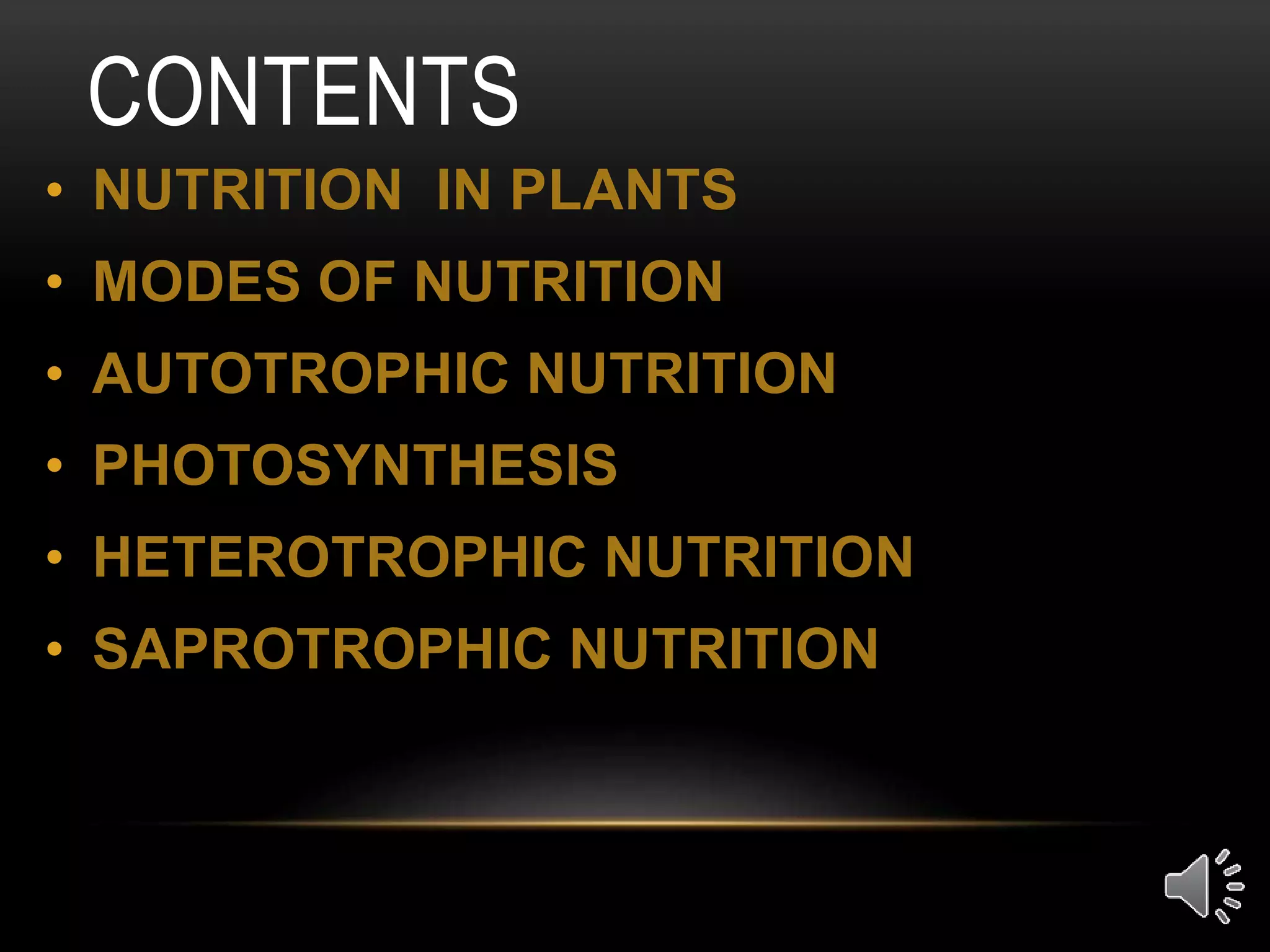 Lesson 1 nutrition in plants | PPTX