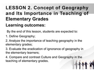 Lesson-2.-Concept-of-Geography in the AP | PDF