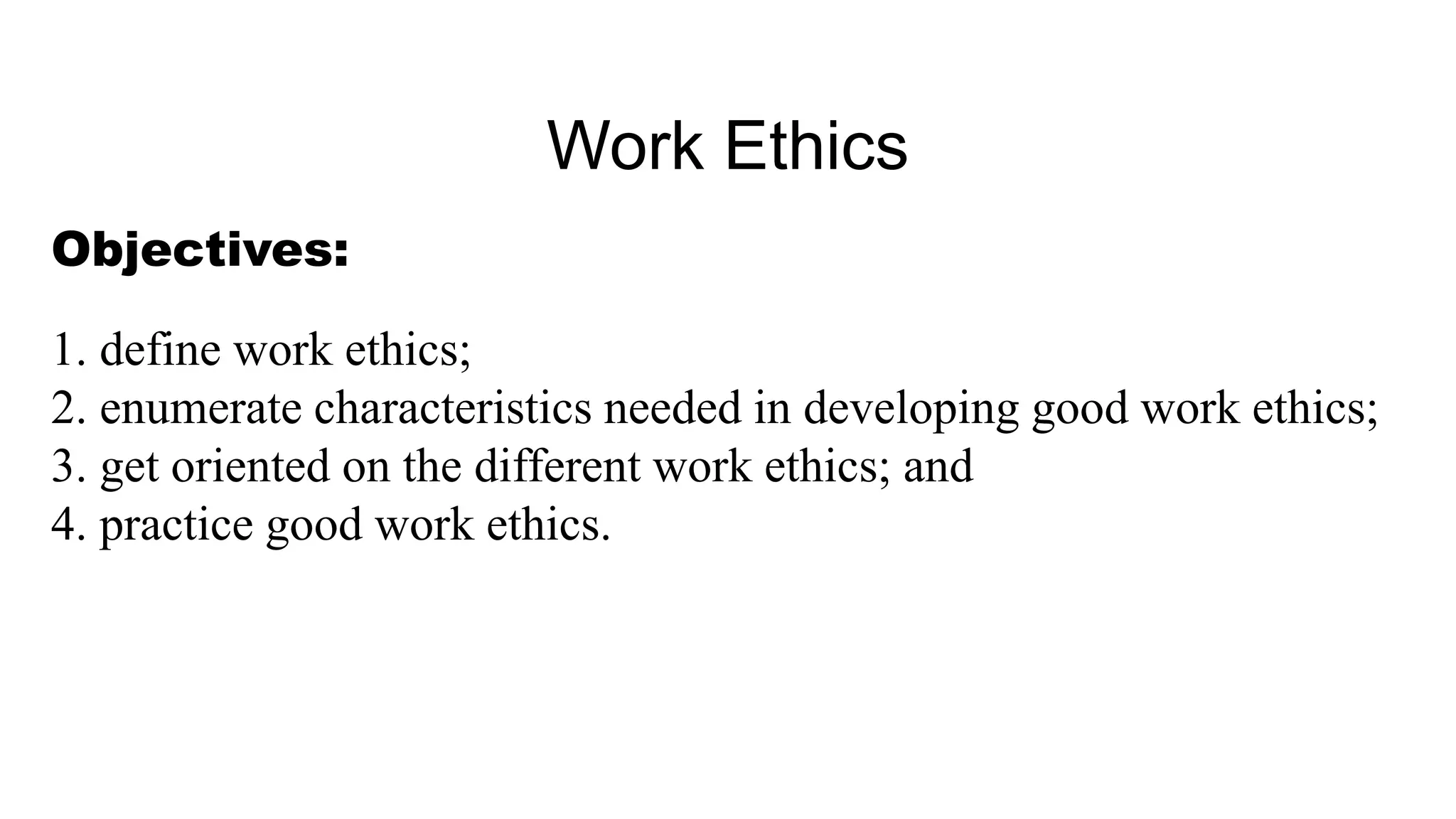 Lesson-2.immersion (Work Ethics) Characteristicspptx | PPT