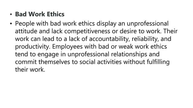 Lesson-2.immersion (Work Ethics) Characteristicspptx | PPTX | Career ...