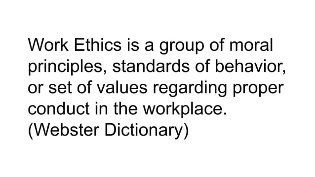 Lesson-2.immersion (Work Ethics) Characteristicspptx | PPTX | Career ...