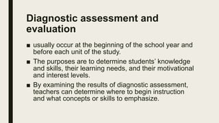 Types of Language assessment for lesson 2 | PPT