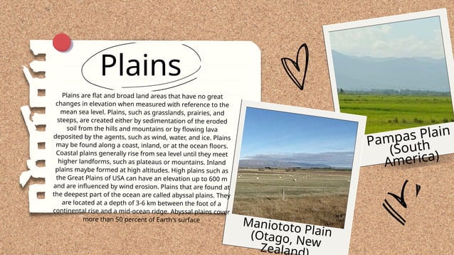 Landforms and How They Are Formed and Their Processes | PPT