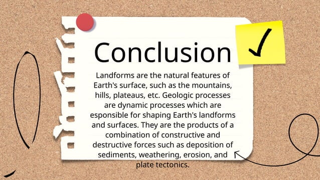 Landforms and How They Are Formed and Their Processes | PPT
