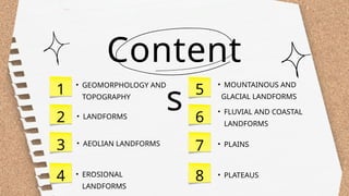 Landforms and How They Are Formed and Their Processes | PPTX