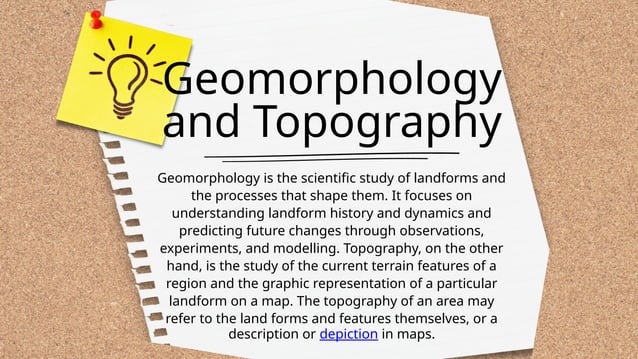 Landforms and How They Are Formed and Their Processes | PPT