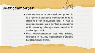 lesson-2.1 for types of computer: junior and senior hs | PPT