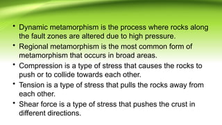 Lesson-2.9-2.10-and-2.11-Metamorphism-Formation-of-Different-Types-of ...