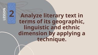 LESSON-2 OF 21ST CENTURY LITERATURE AND TO THE WORLD | PPTX