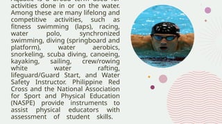 Lesson-2-AQUATICS-ACTIVITIES.physical education | PPTX