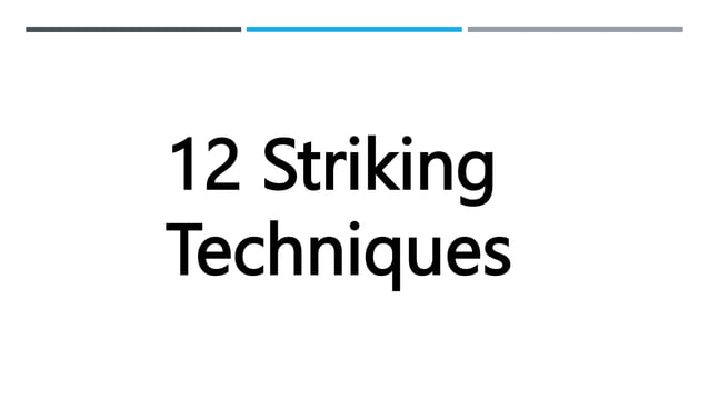 LESSON-2-Basic-Skills-12-Striking-Techniques (1).pptx | Martial Arts ...
