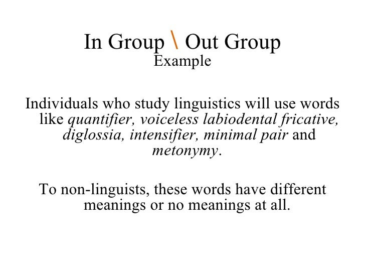 Lesson 2: Dimensions Of Language