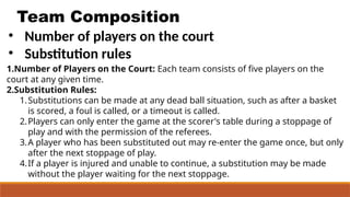 LESSON-2-FIBA-Team-Rules presentation pptx | PPTX