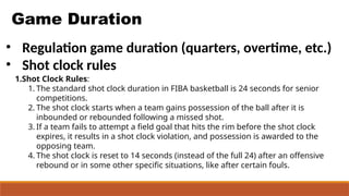 LESSON-2-FIBA-Team-Rules presentation pptx | PPTX