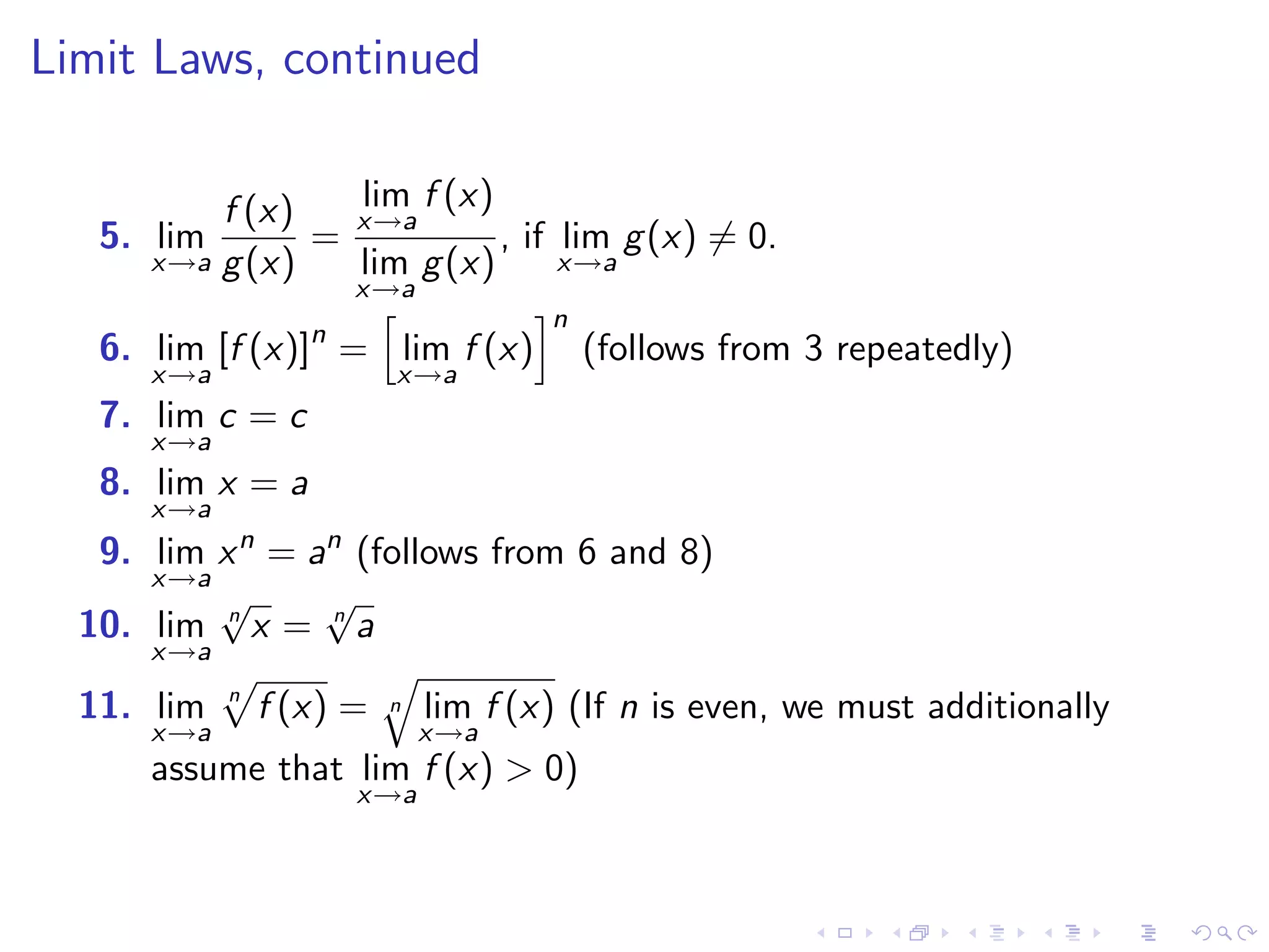Lesson 2: Limits and Limit Laws | PDF