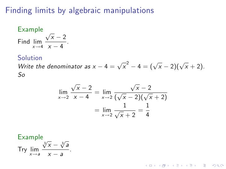 Lesson 2 Limits And Limit Laws Lesson 2 Limits And Limit Laws