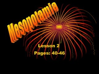 Lesson 2 Mesopotamia | PPT
