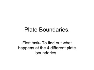 Lesson 2 Plate Tectonics And Volcanoes | PPT