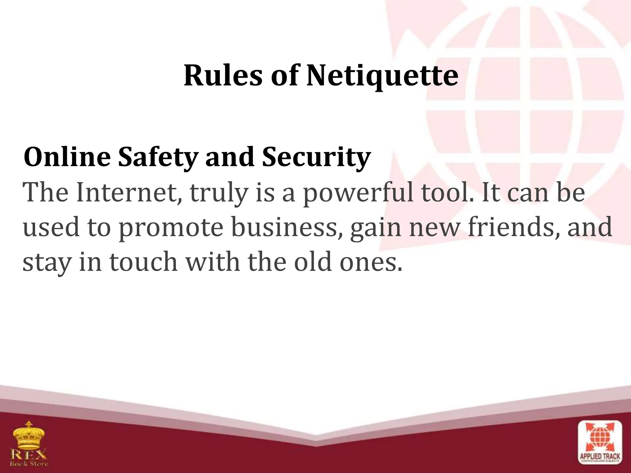 Lesson-2-Rules-of-Netiquette safety Online | PPTX