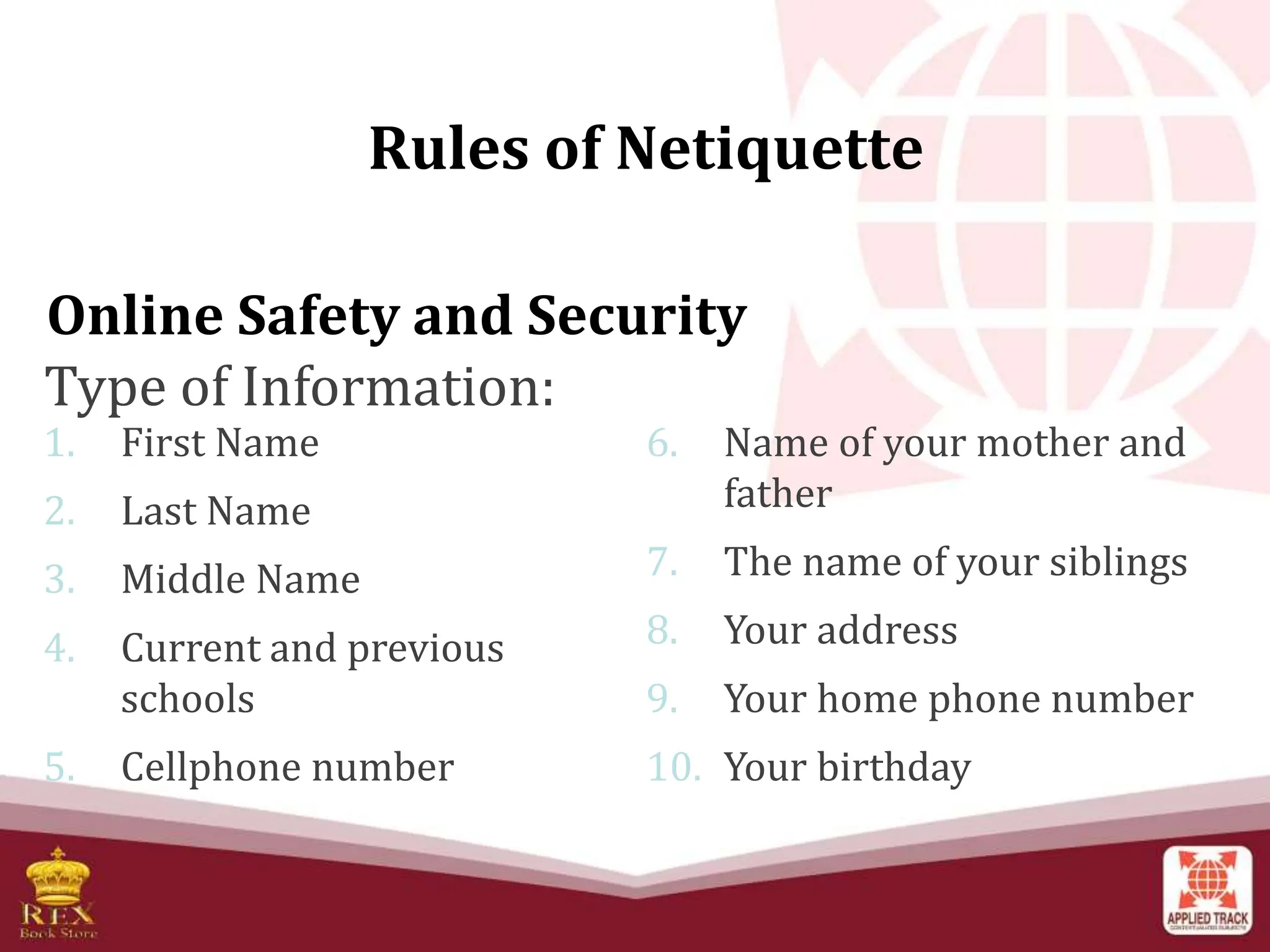 Lesson-2-Rules-of-Netiquette safety Online | PPTX