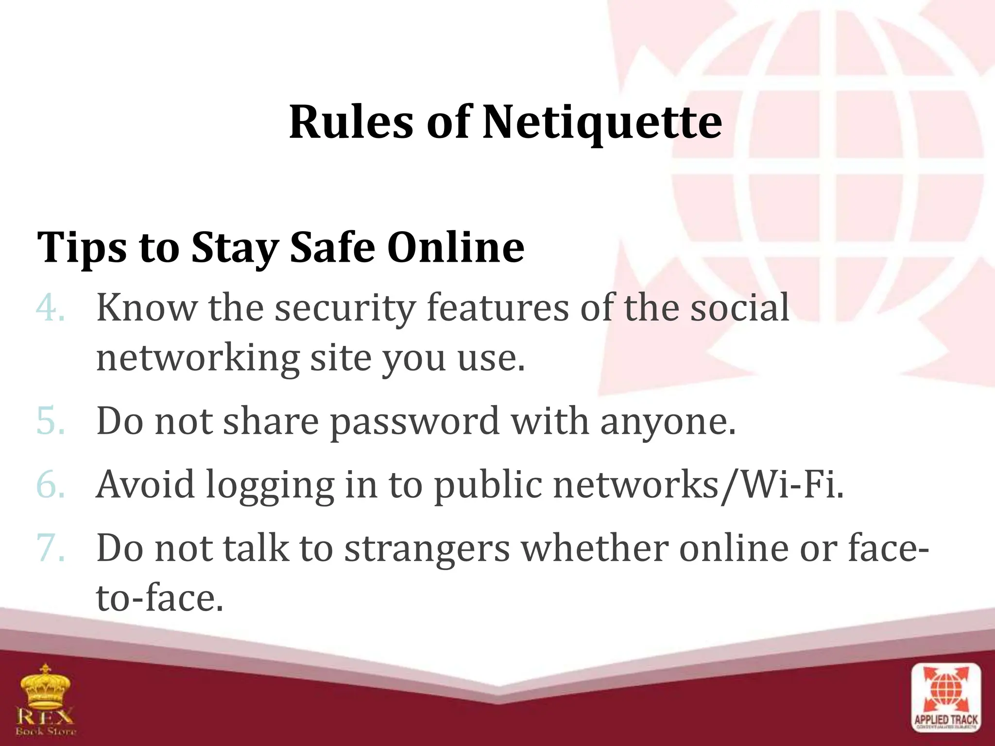 Lesson-2-Rules-of-Netiquette safety Online | PPTX