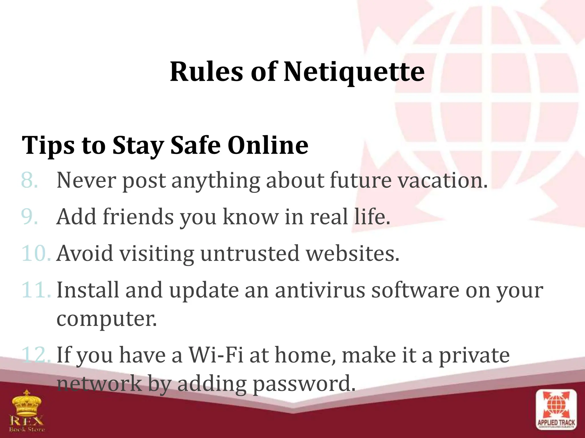 Lesson-2-Rules-of-Netiquette safety Online | PPTX