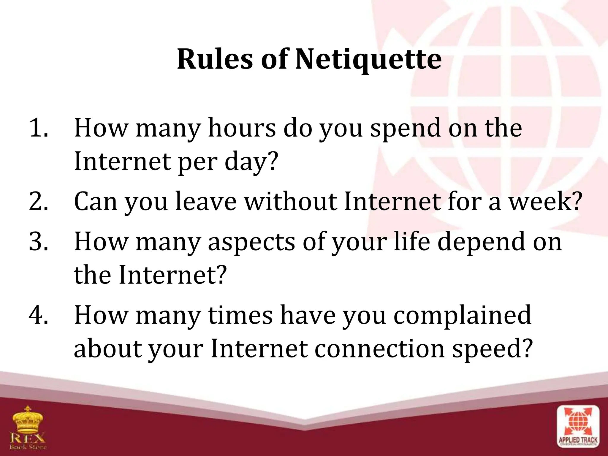Lesson-2-Rules-of-Netiquette safety Online | PPTX