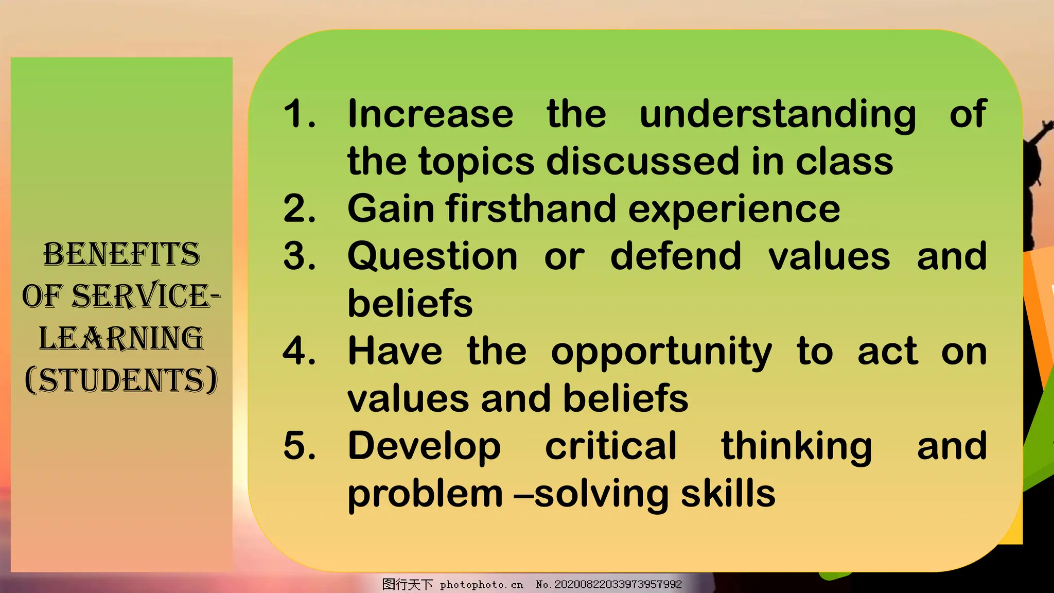 LESSON-2-SERVICE-LEARNING.grade 12-Humms | PPTX