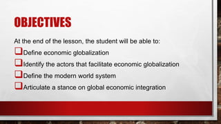 Lesson2 Contemporary World THEGLOBALECONOMY.pptx