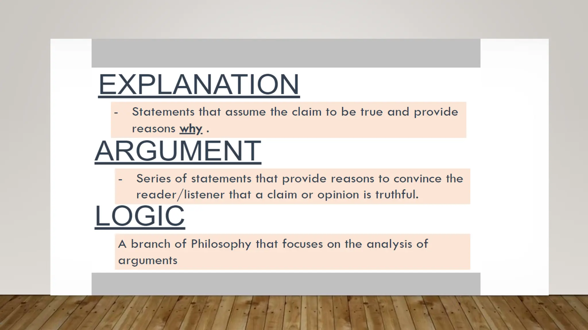 Lesson 2 Truth Opinion Branches Of Philosophy Pptx