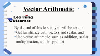 Lesson-2-Vector-Arithmetic.pptx for mathematics | PPTX