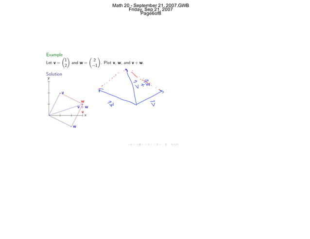 Lesson 2: Vectors And Matrices (Screen Notes) | PPT